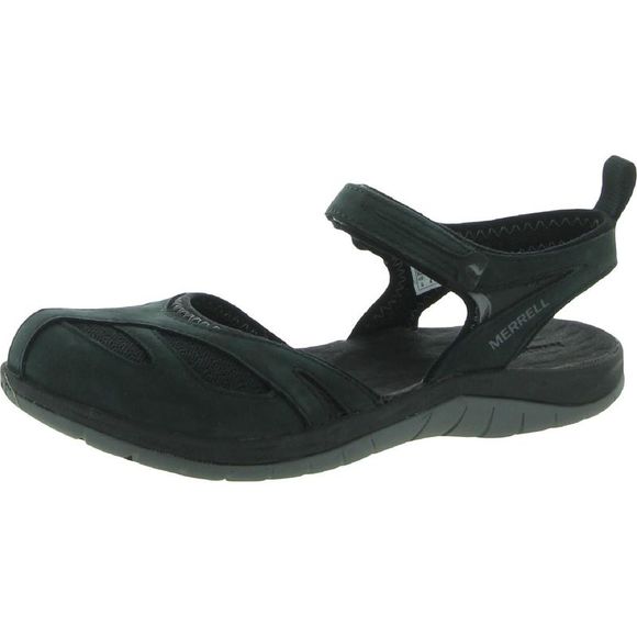 Merrell | Shoes | Merrell Womens Siren Strap Q2 Black Leather Ankle ...